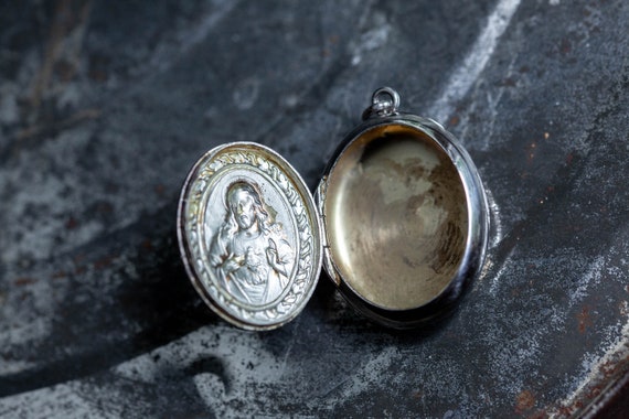 German Antique Sterling Rosary Locket, Antique Sterli… - Gem