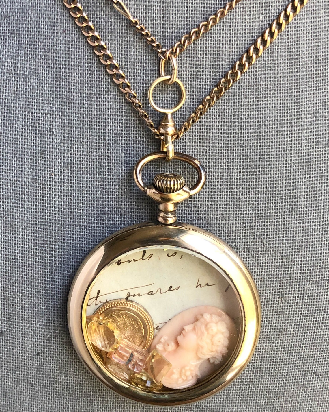 AMAZING Victorian Shaker Locket Gold Filled Watch Case - Etsy