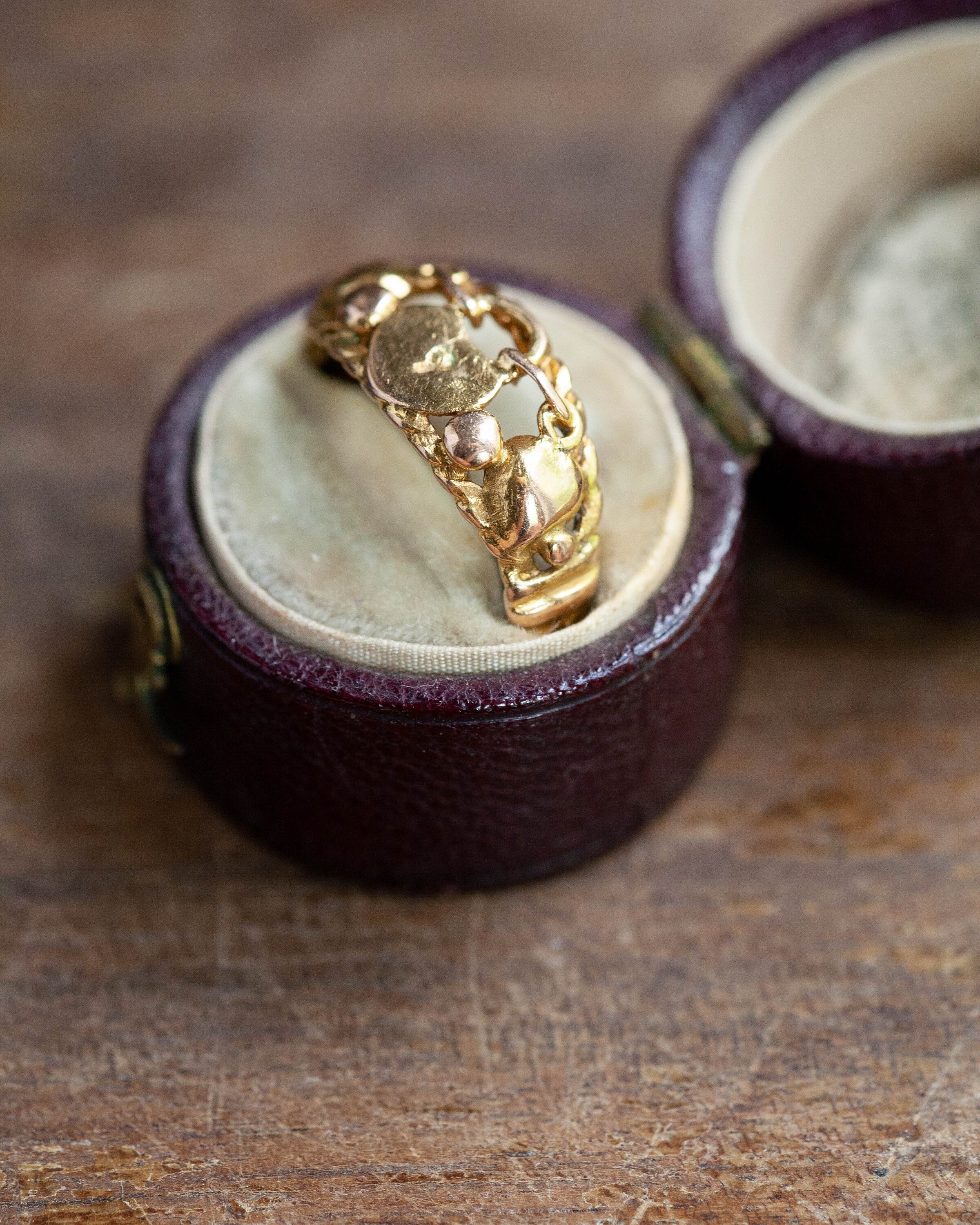 Antique Padlock Ring, Victorian Padlock, Key and Heart Ring, Key to My ...