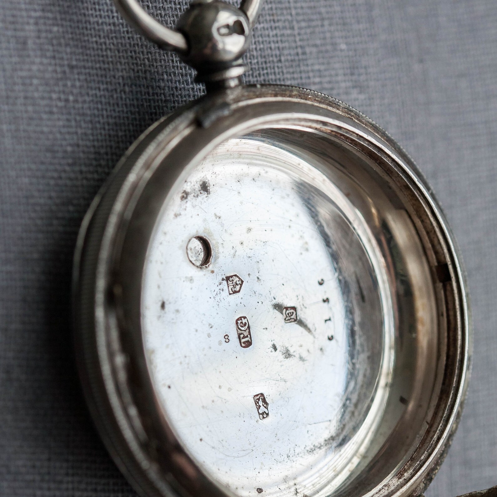 1800's English Sterling Watch Case, Antique Sterling Watch Case ...