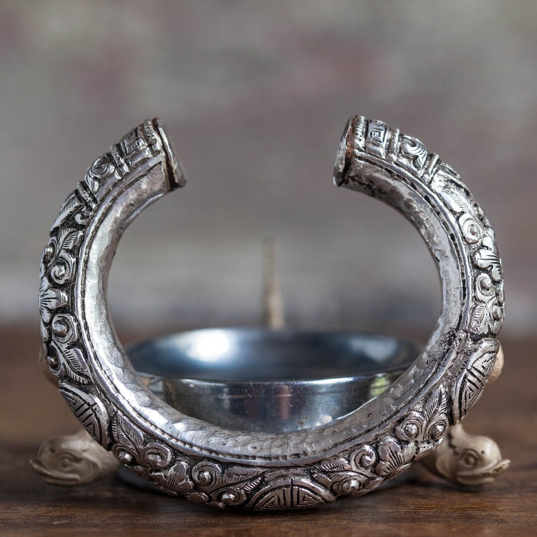 Antique Chinese Silver Hand Carved Bracelet, Antique High Relief ...