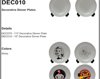 Custom Dinner Plate | Etsy