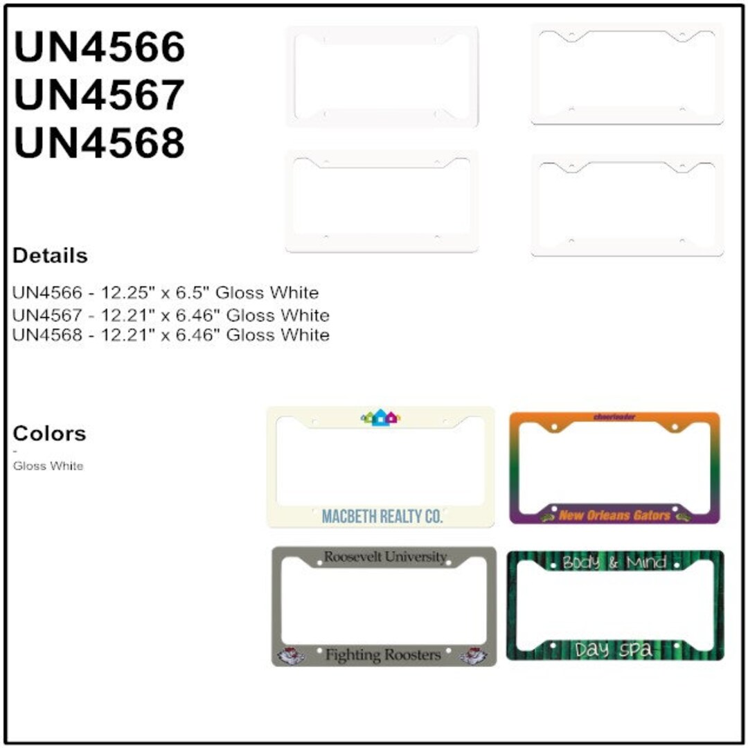 Custom License Frames Personalize Aluminum License Frames - Etsy