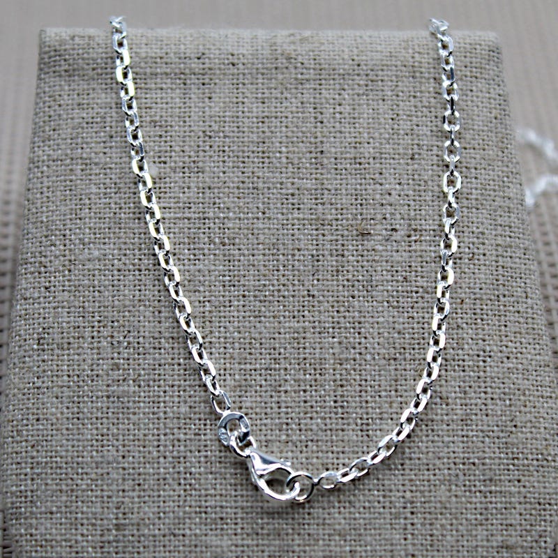 Robust Silver Necklace - Etsy UK