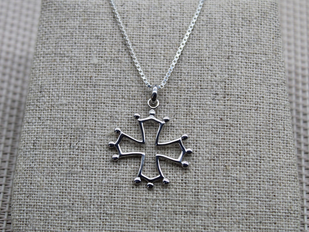Pendentif Croix Cathare Pendentif Argent 925 Collier Croix - Etsy France