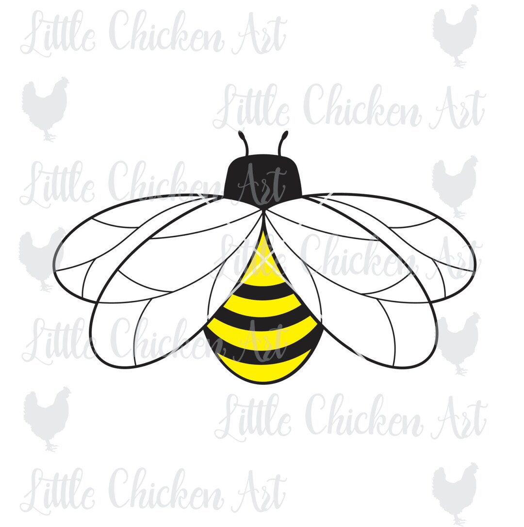 Honeybee / Bumblebee, SVG File, Cut File, Clip Art, Silhouette Cameo ...