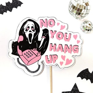 Ghost Face Scream Halloween Horror Movie Cake Topper - Etsy