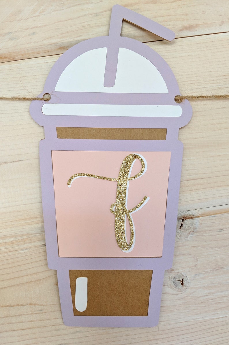 Frappe Birthday Coffee Banner - Etsy