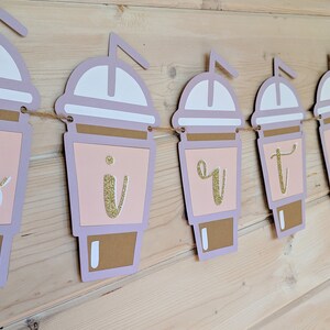 Frappe Birthday Coffee Banner - Etsy