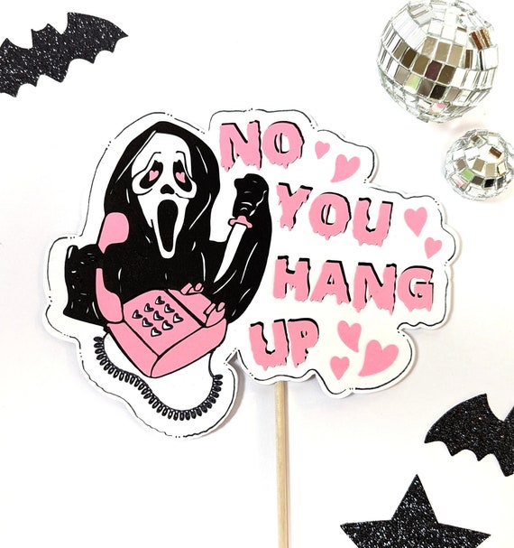 Ghost Face Scream Halloween Horror Movie Cake Topper - Etsy