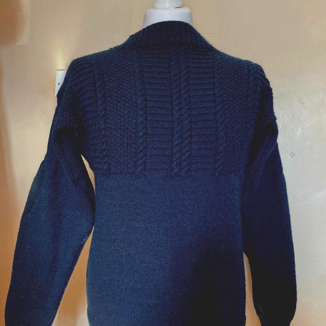 Hand Knitted Traditional Withernsea Gansey.made to Order. - Etsy