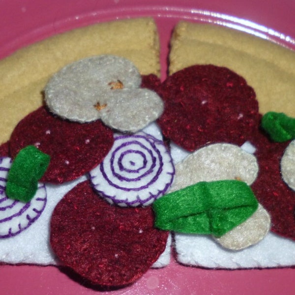 Felt Pizza - Etsy