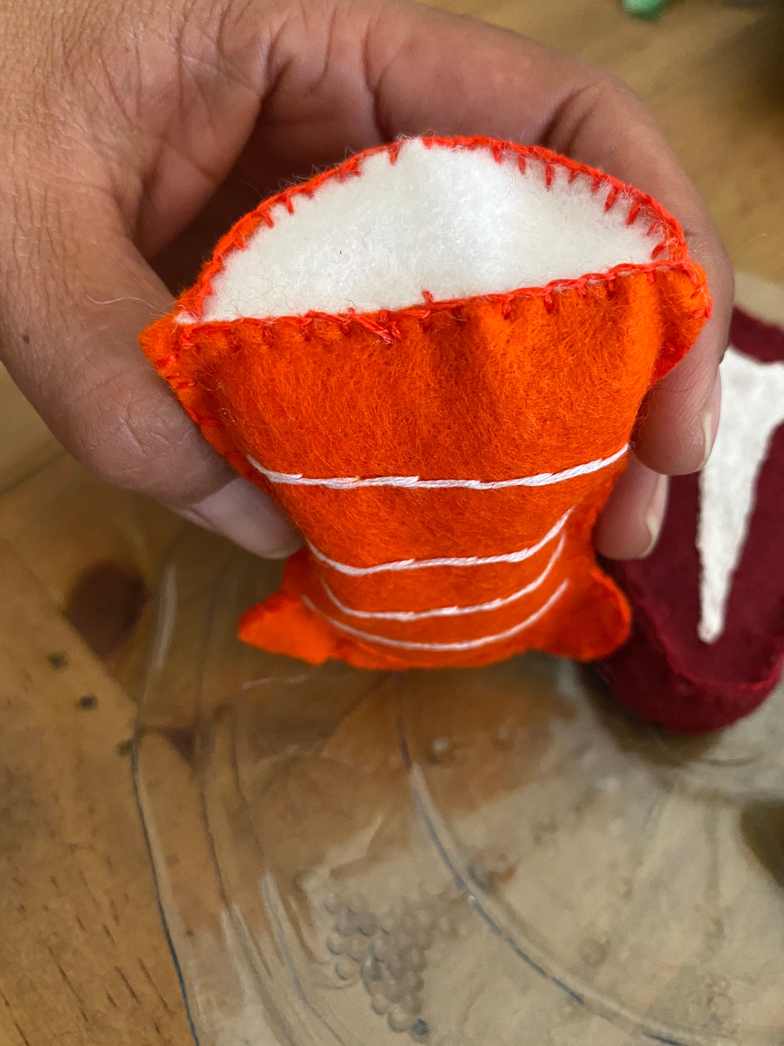 Wool Felt Surf and Turf Lobster and Steak Play Foods Handmade Hand ...