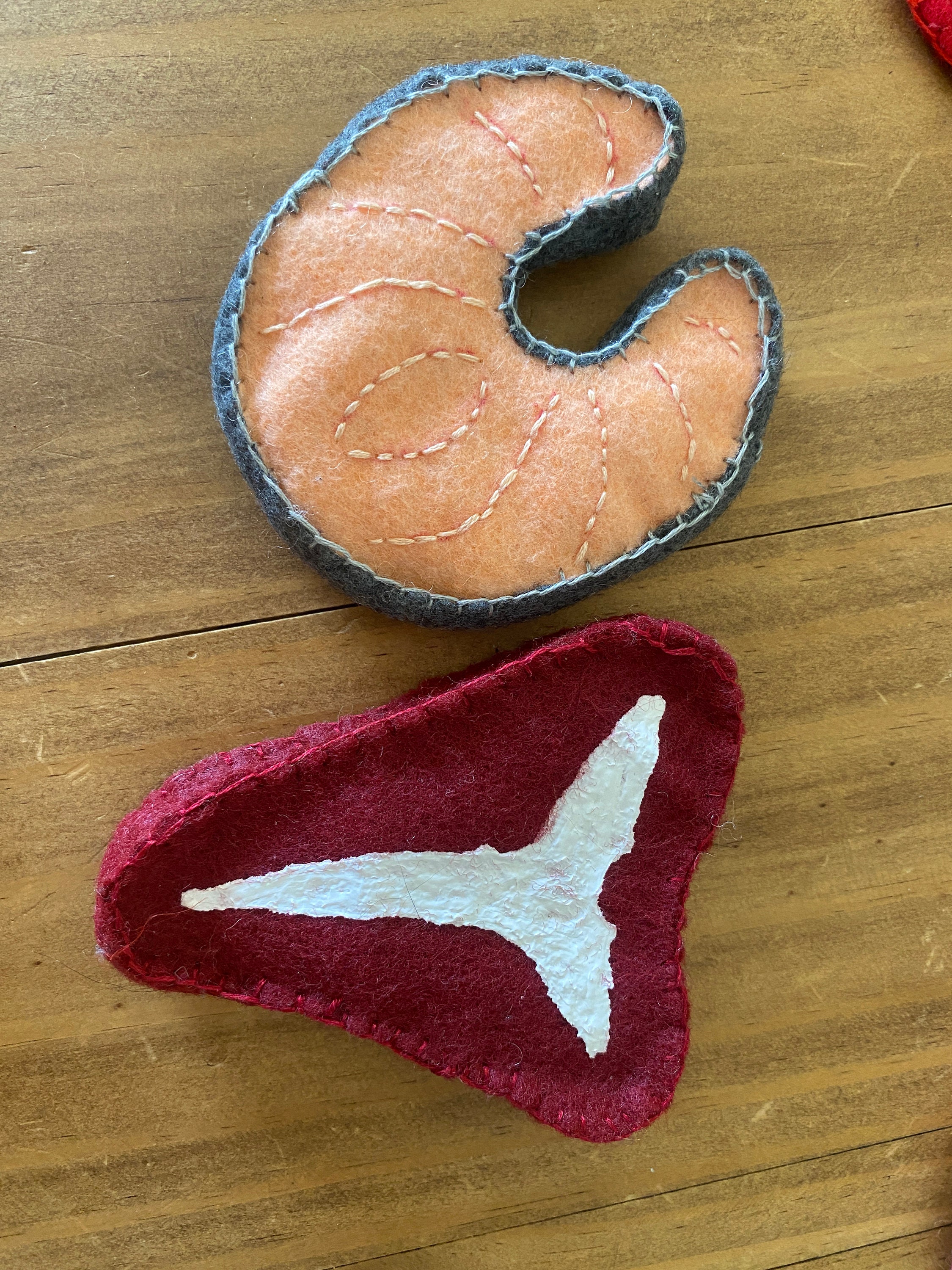 Wool Felt Food 50 Piece Set Play Foods Handmade Hand Stitched - Etsy