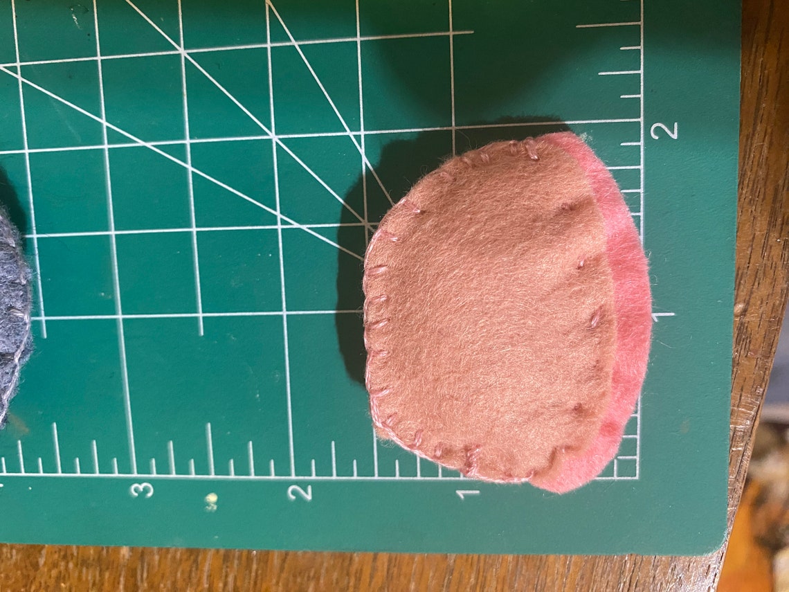 Wool Felt Wool Clams Removable Clam Meat Set of 3 Play Foods Handmade ...