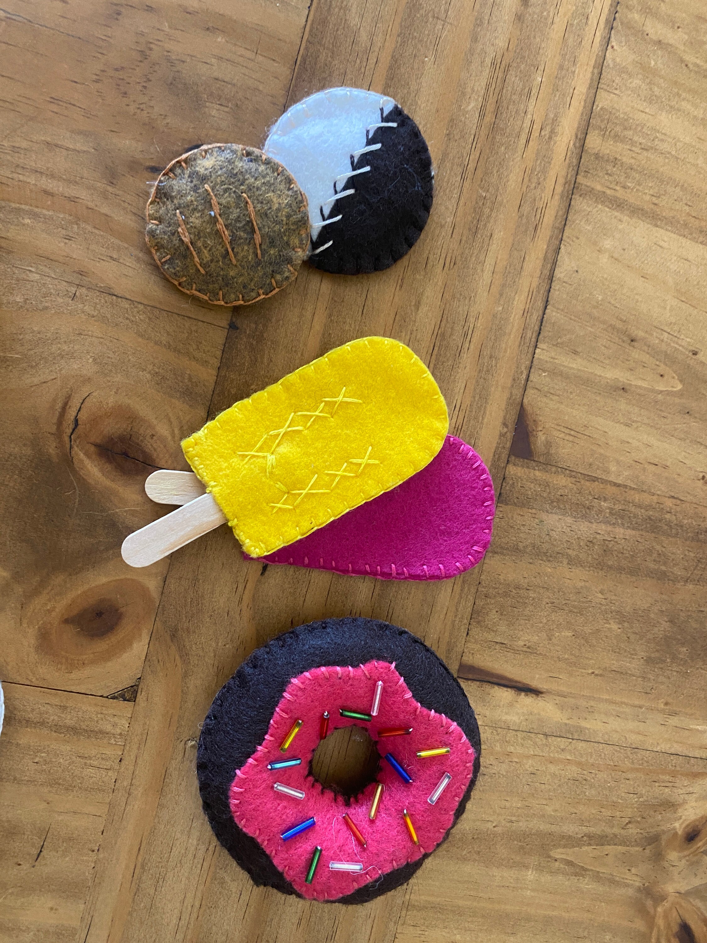 Wool Felt Food 50 Piece Set Play Foods Handmade Hand Stitched - Etsy