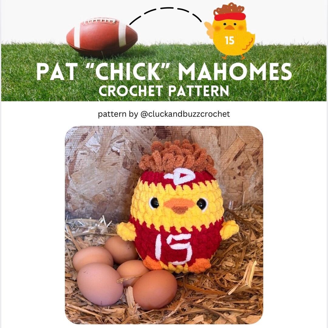 Patchick Mahomes Crochet PATTERN - Etsy