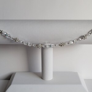 Clear Swarovski Crystal, Egyptian Glass & Sterling Bracelet 2312 - Etsy