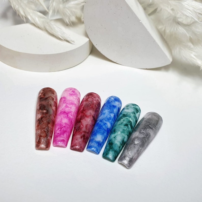 Metallic Marble Ink Set of 12 Colors With Free Marbelizer | Etsy