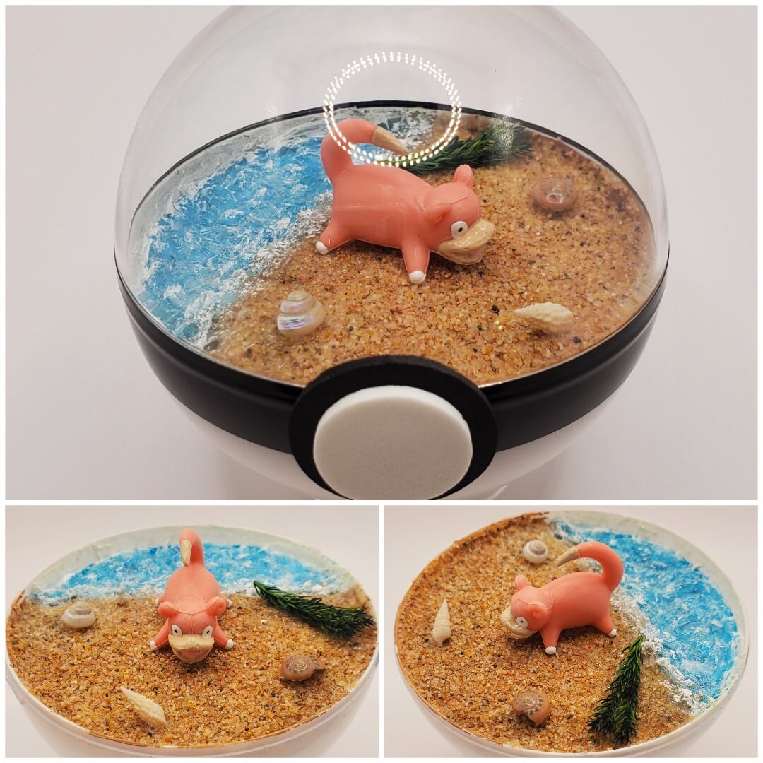 Slowpoke Poke'rarium 3in No Leds Pokemon Pokeball - Etsy