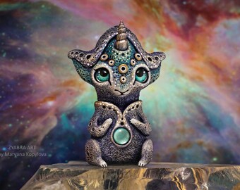 Handmade art doll creatures from fantasy universe. by ZyabraArt