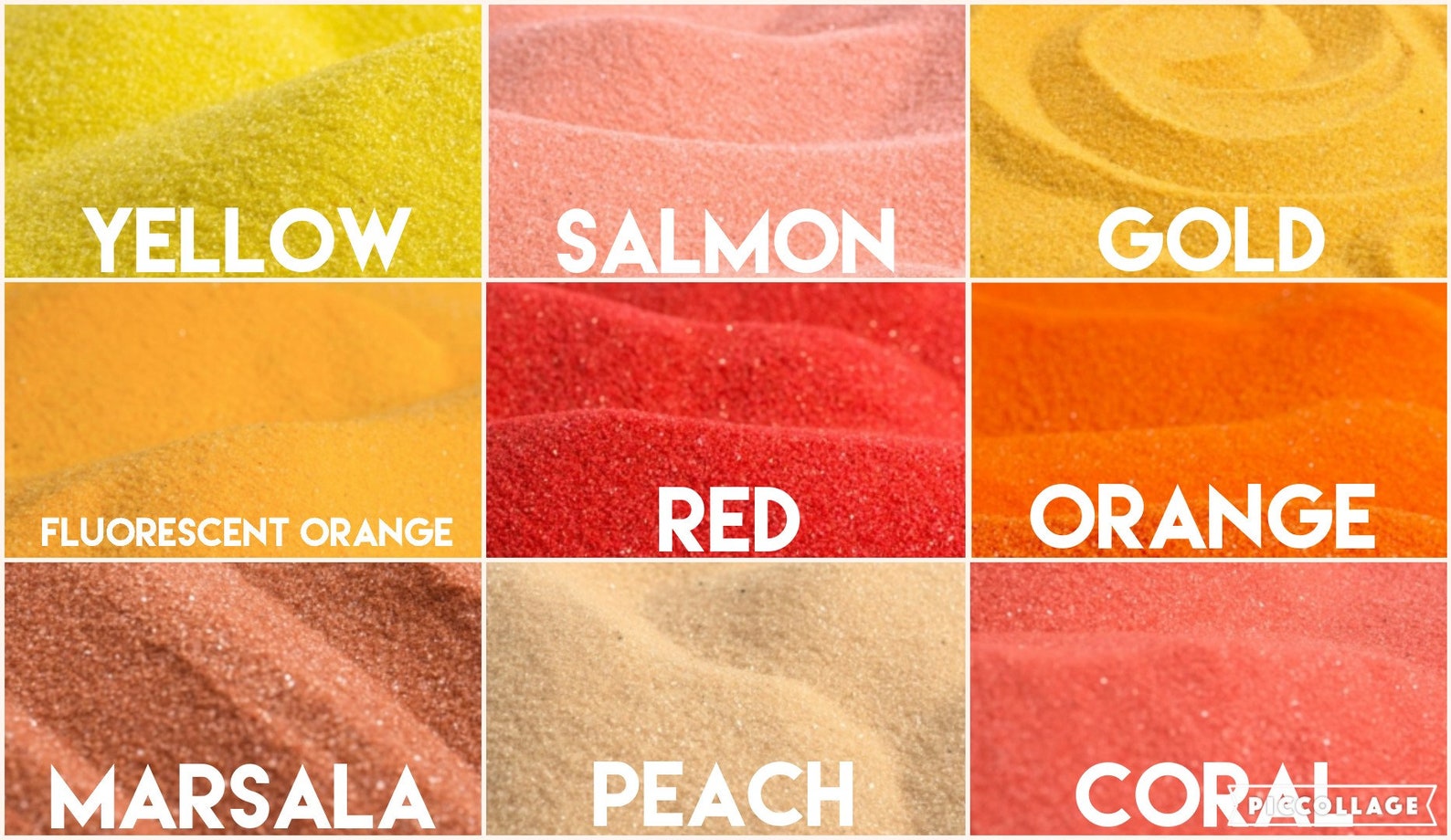 Colored Sand-any 3 Colors - Etsy