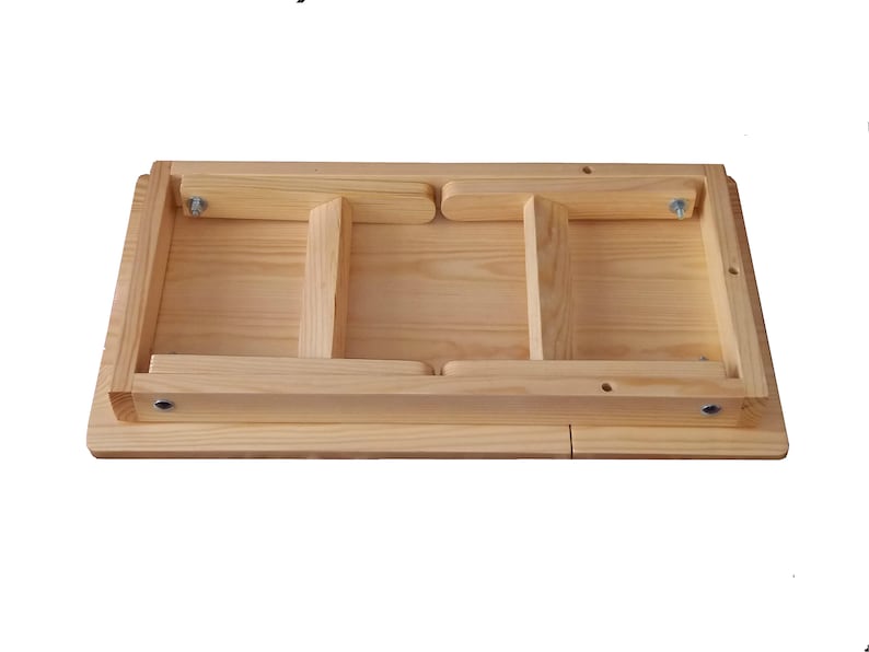 MacBook Accessories, MacBook Stand, Wooden Tray, Desk for Bed, Laptop ...