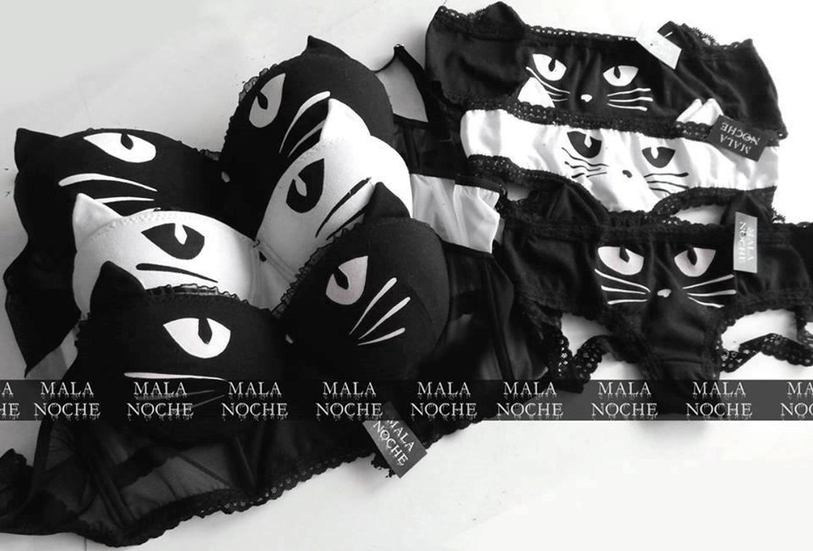 Cat Bra Brasier De Gato Brasier Meow Cat Lingerie Cat - Etsy