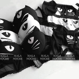 Cat Bra- Brasier De Gato- Brasier Meow- Cat Lingerie- Cat Underwear ...