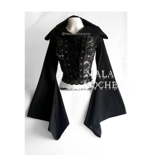 Crop Sabrina Crop Top Crop Lace Goth Gothic Dark - Etsy