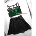 Bustier Evil Green, Velvet Bustier, Green Bustier, Goth, Gothic ...