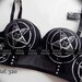 Bra Pentagram, Brasier Pentagrama, Bra Baphoment, Top Baphoment ...