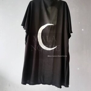 Kimono Moon, Moon Top, Gothic Top, Black Kimono, Beach Kimono, Summer ...