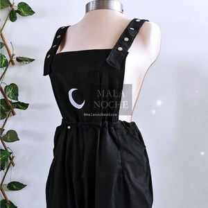 Overall Moon, Jumpsuit Moon, Overall Women, Black Overall, Black ...