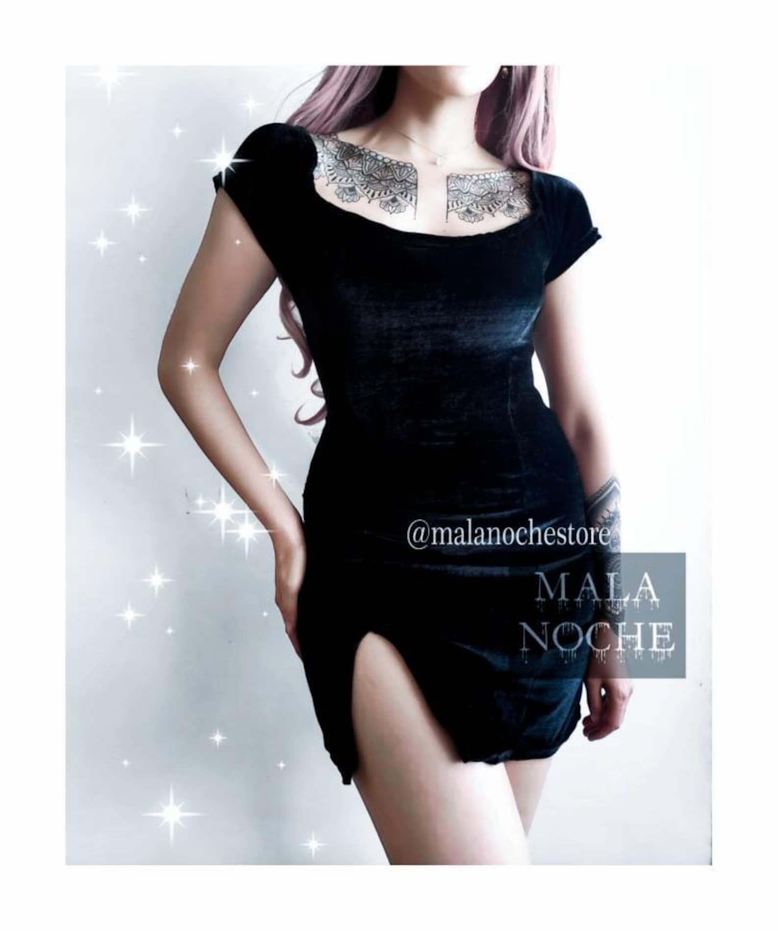 Dress Mini Velvet Goth Dress Short Dress Women Dress - Etsy