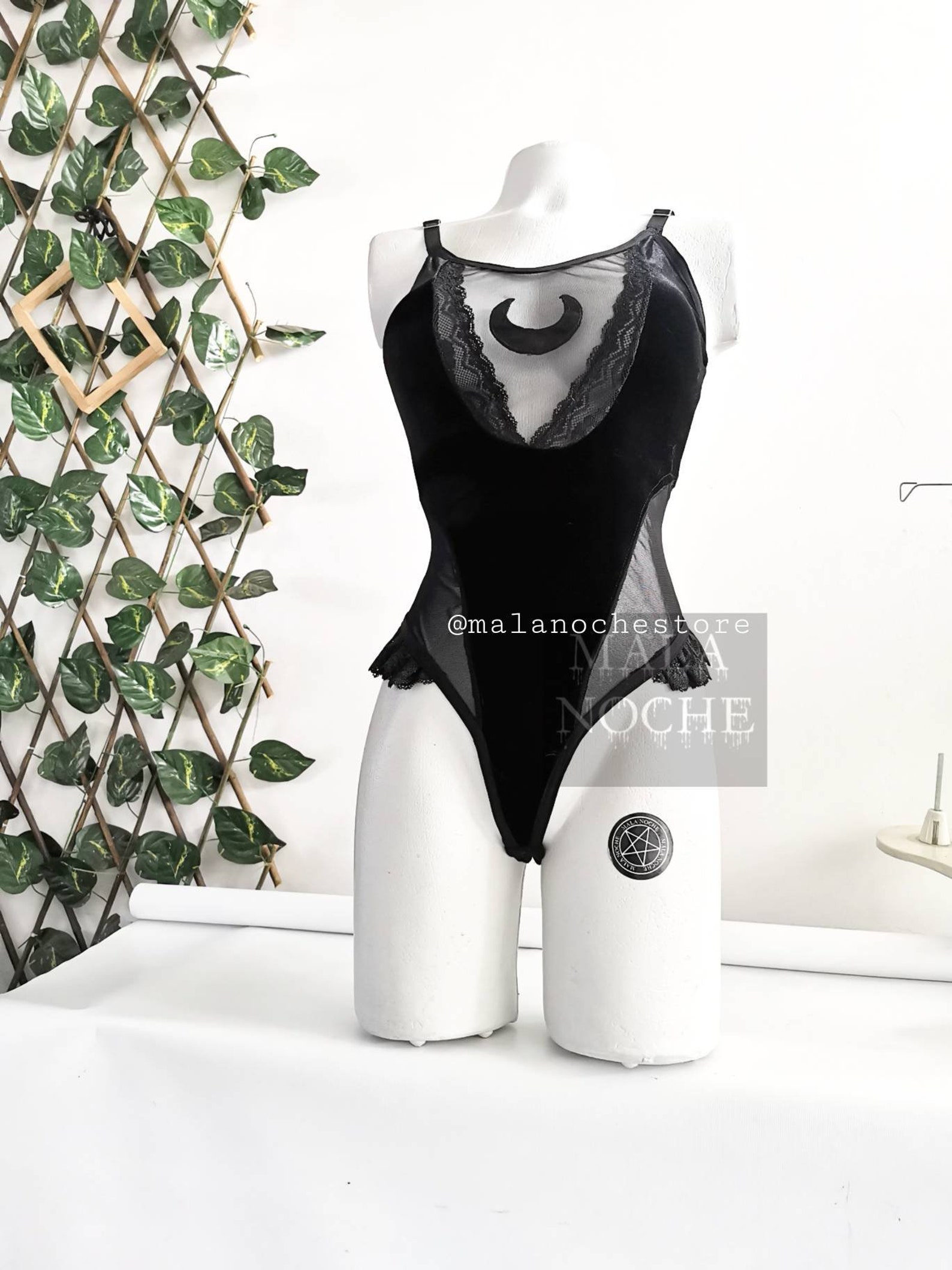 Bodysuit Cold Moon Bodysuit Gothic Gothic Lingerie Cape - Etsy