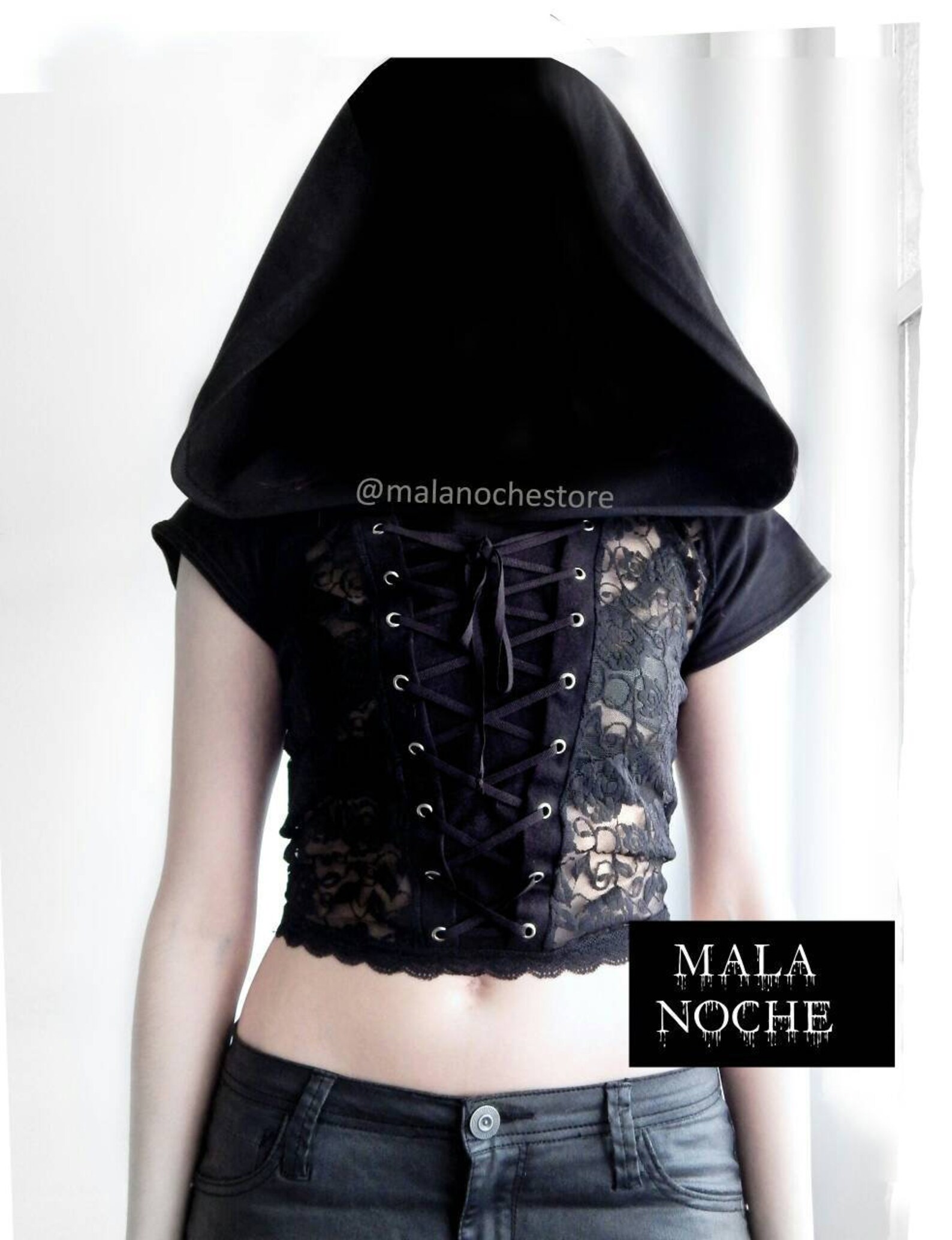 Crop Sabrina Crop Top Crop Lace Goth Gothic Dark - Etsy