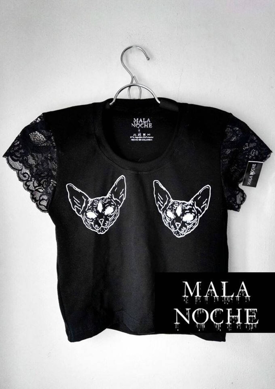 Crop Top Sphynx, Top Cat, Lace Top, Lace Shirt, Dark Clothing, Wicca ...