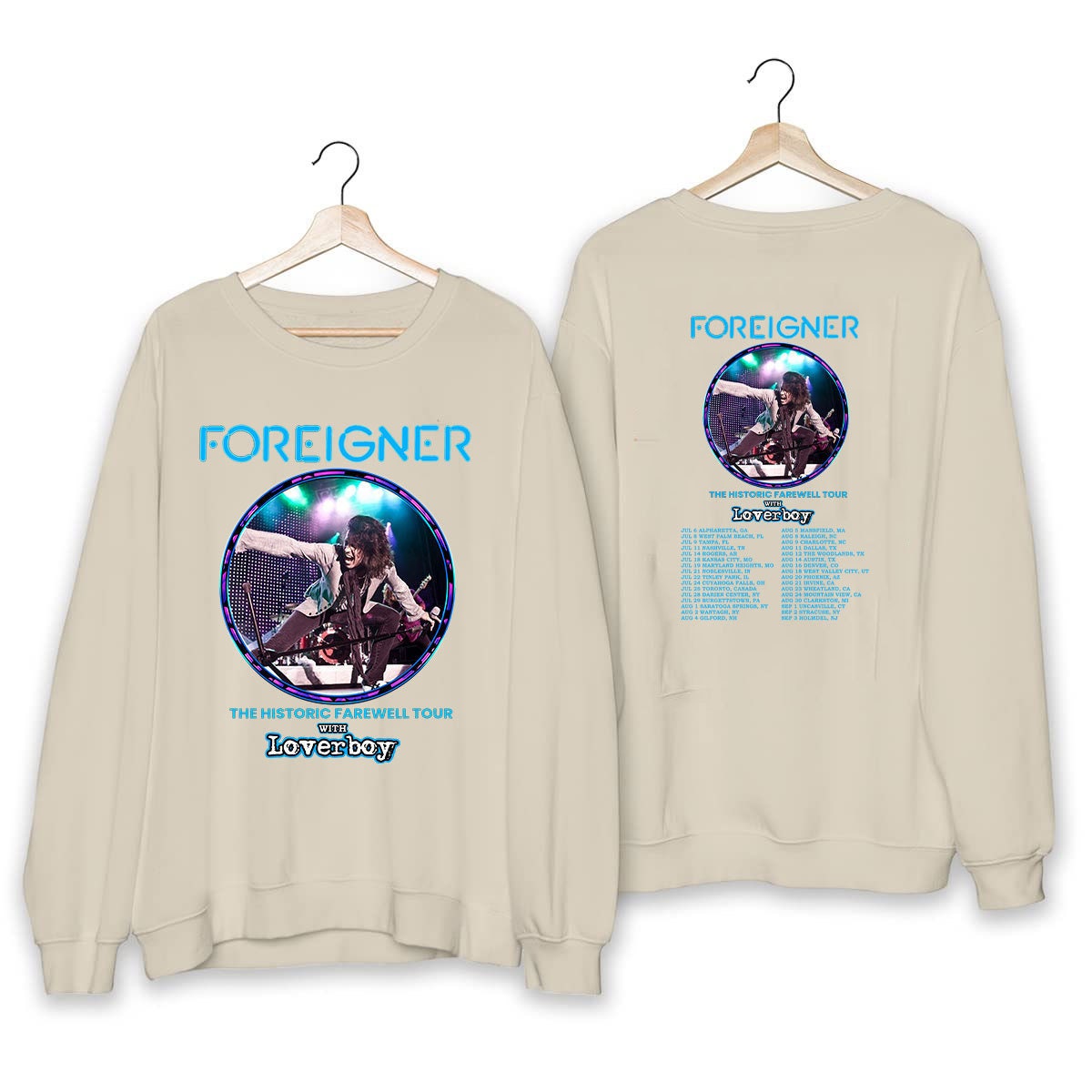 Foreigner The Histroric Farewell Tour 2023 Shirt, Foreigner 2023 sold ...