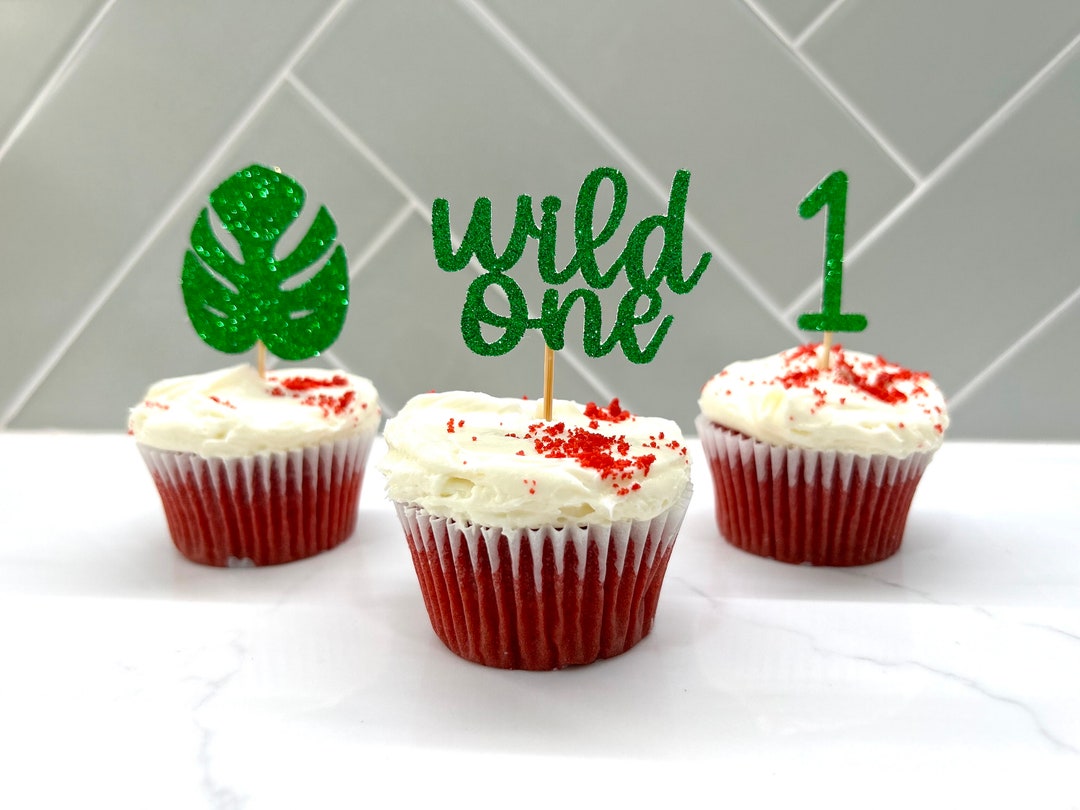 Wild One Party Decor Cupcake Toppers Set of 12 First - Etsy