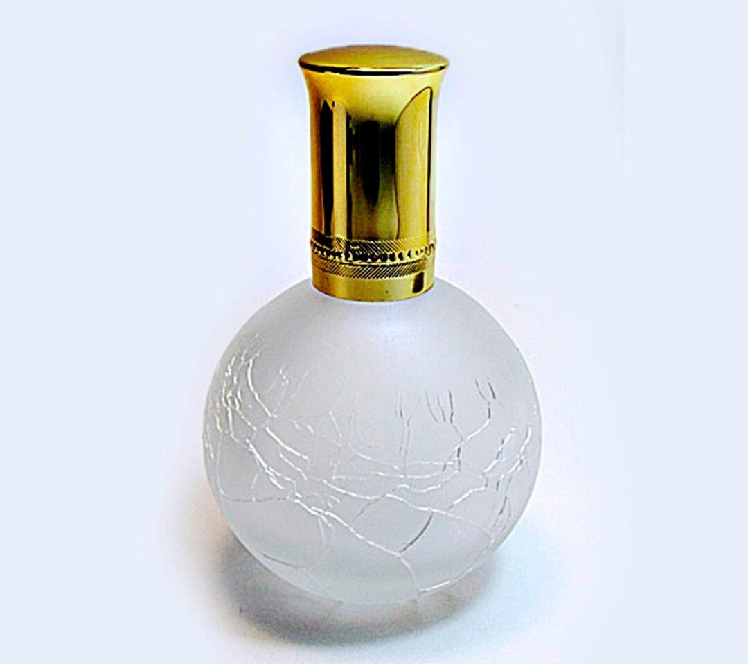 Excellent Crackle Glass Perfume Bottle With Leakage Proof Atomizer ...