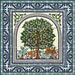 The Tree of Life Ceramic Tile Mural 60x60cm - Etsy
