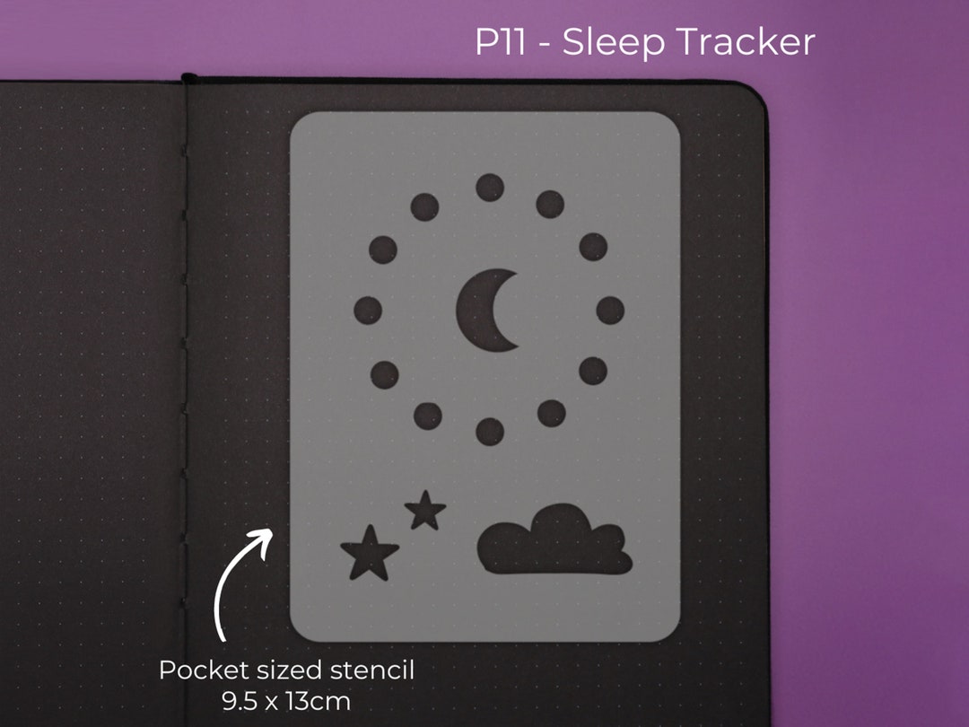 Sleep Tracker Moon & Stars Pocket Size Journal / Planner - Etsy