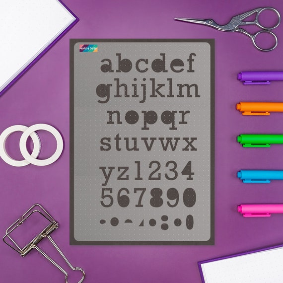 serif-font-lower-case-a5-font-journal-stencil-etsy
