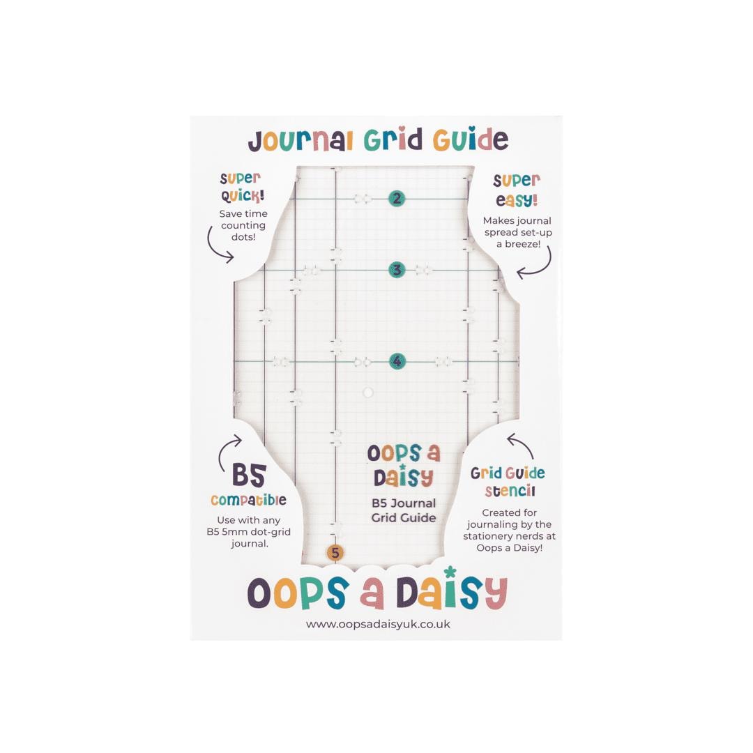 B5 Journal Grid Guide - Etsy