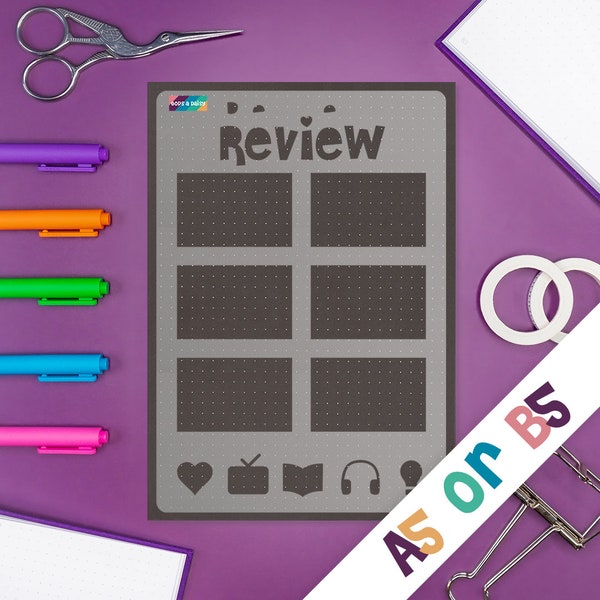 Planner Stencil - Etsy