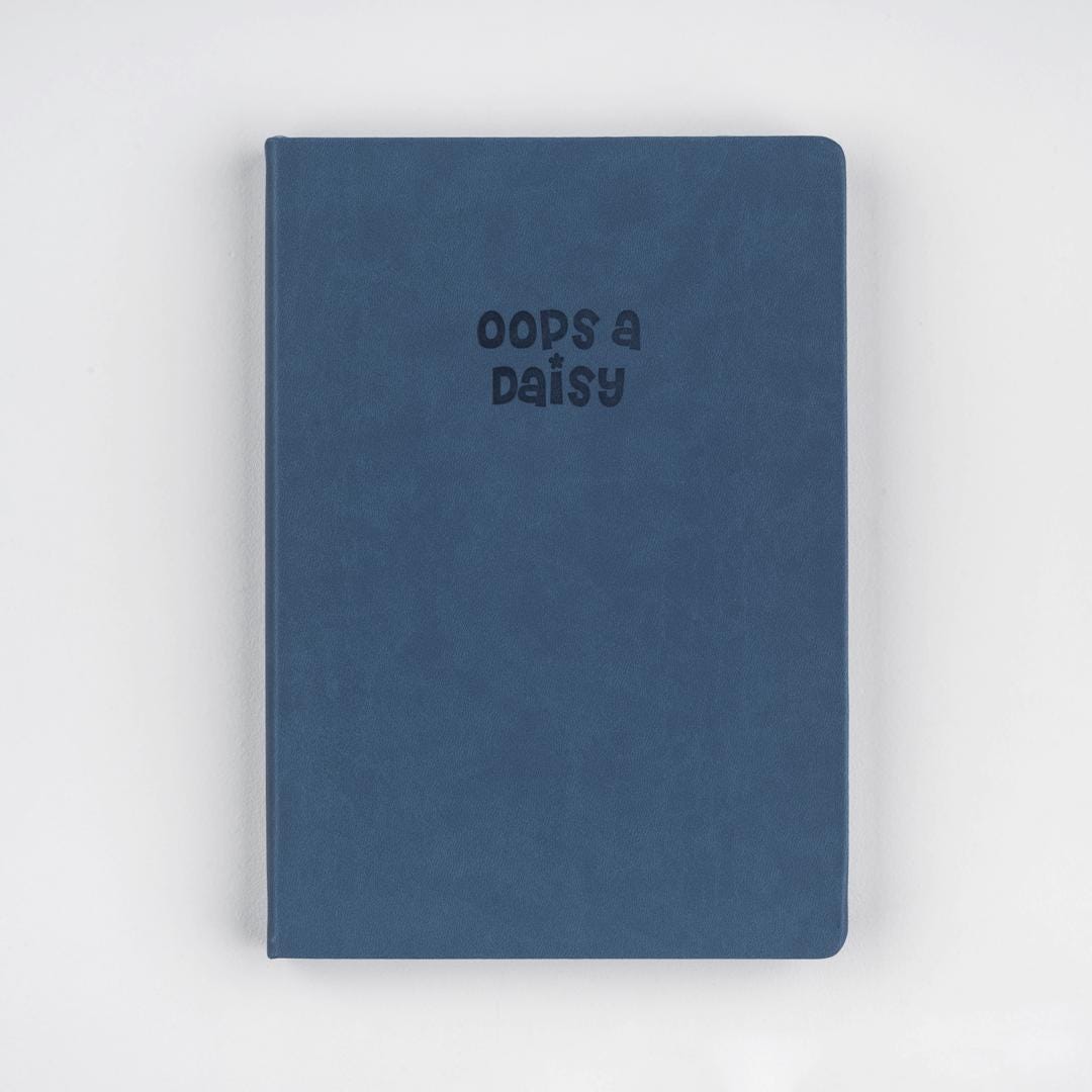 A5 Dark Blue 'blueberry' 5mm Dot-grid Journal / Notebook Essential Oops ...