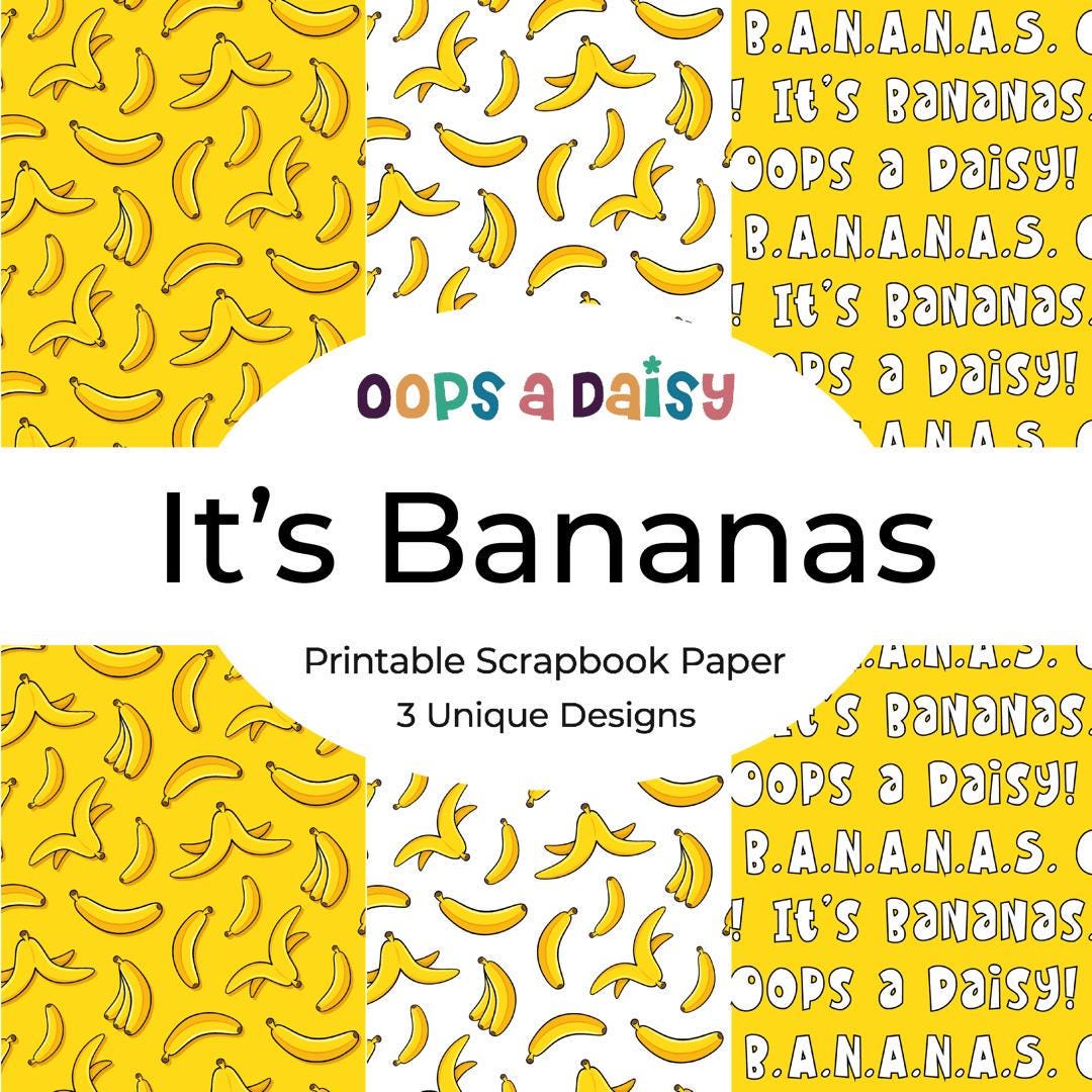 It's Bananas - Pattern Printables - Digital Download - Etsy