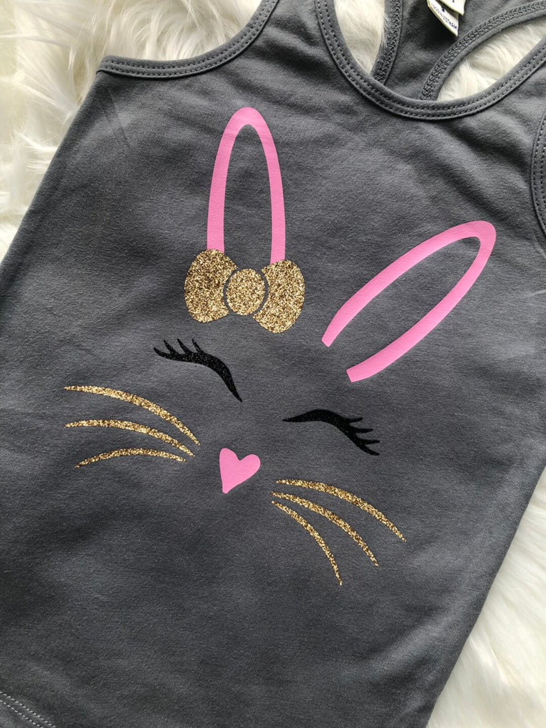 Bunny Tank // Easter Tank // Easter Bunny Tank // Easter Toddler Tank ...