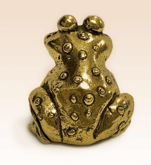Frog Souvenir Сollectable Thimble Figure Statue Bronzamania B847 - Etsy